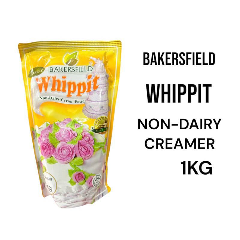 Whippit Plain 1kg Non Dairy Whipping Cream Paste Stable Whipped Topping ...
