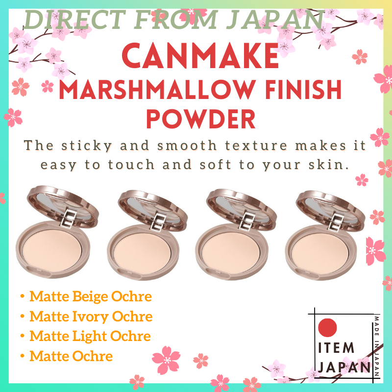 Canmake Tokyo Marshmallow Finish Powder 10g (MB/MI/ML/MO) / Special brush | Shopee Philippines