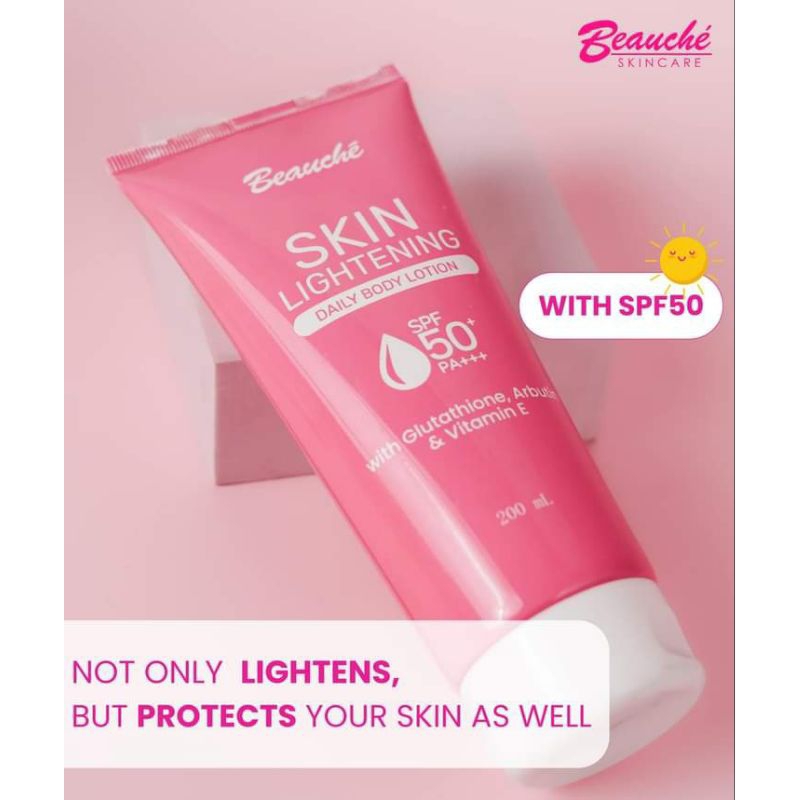 Beauche Skin Lightening Lotion SPF50 -- Improved formulation! (100 mL ...