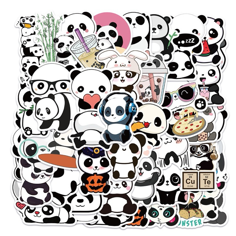 10pcs Assorted Waterproof Sticker Panda, Kuromi, Taylor Design Stickers ...