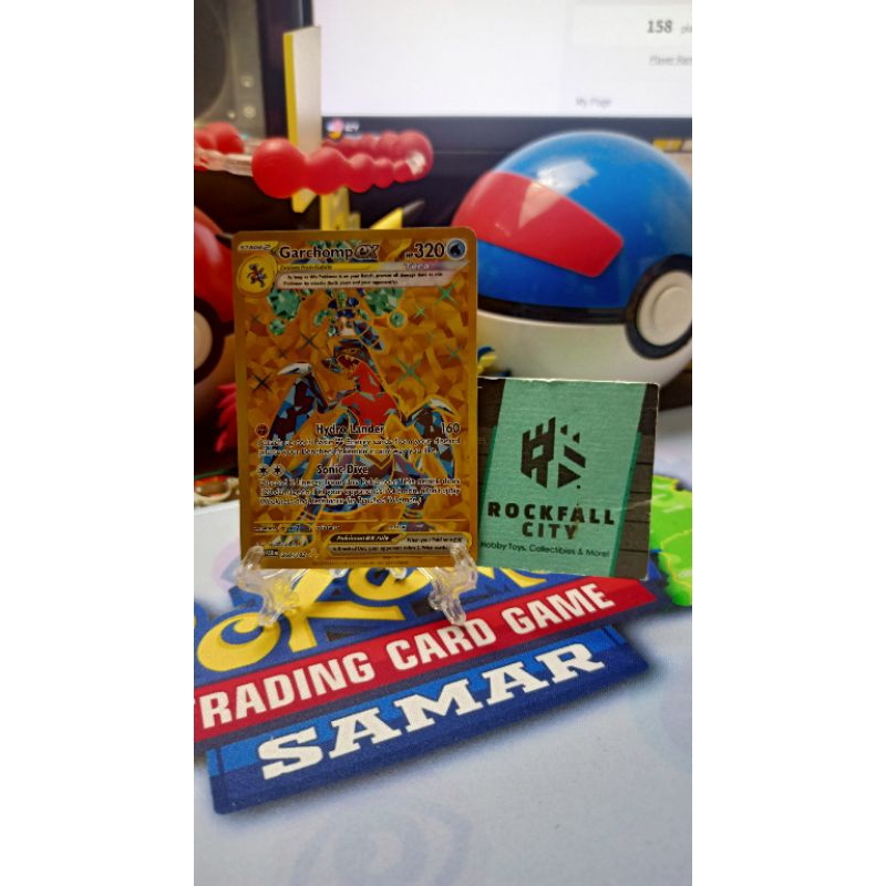 Pokemon TCG - GARCHOMP ex 260/182 Hyper Rare - Paradox Rift | Shopee ...