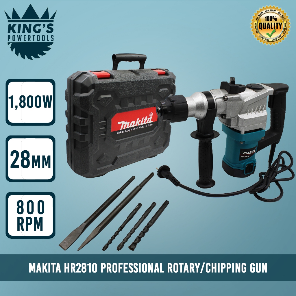 Makita HR2810 Powerful Chipping Gun Hammer Drill | Shopee Philippines