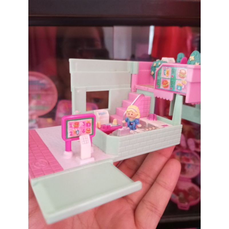 90s Bluebird Polly Pocket Drive Thru Restaurant Pollyville Collectors ...