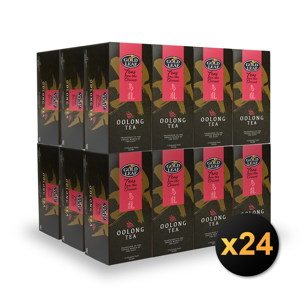 24 Boxes Gold Leaf Oriental Blends: Oolong Tea 25 Teabags | Shopee ...