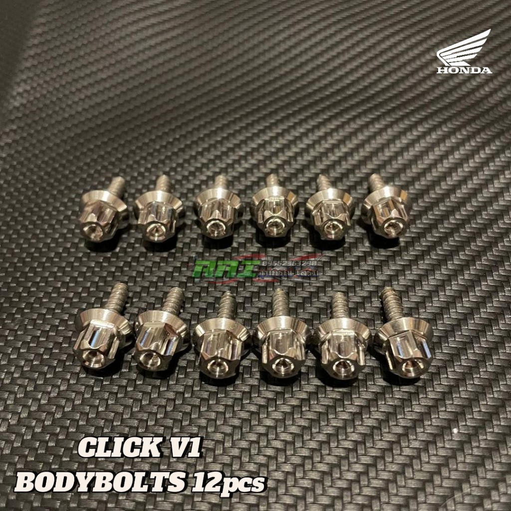 CLICK V1/V2/V3 CNC GEAR TYPE WHITEGOLD BOLTS - SC SIAM Stainless Steel ...