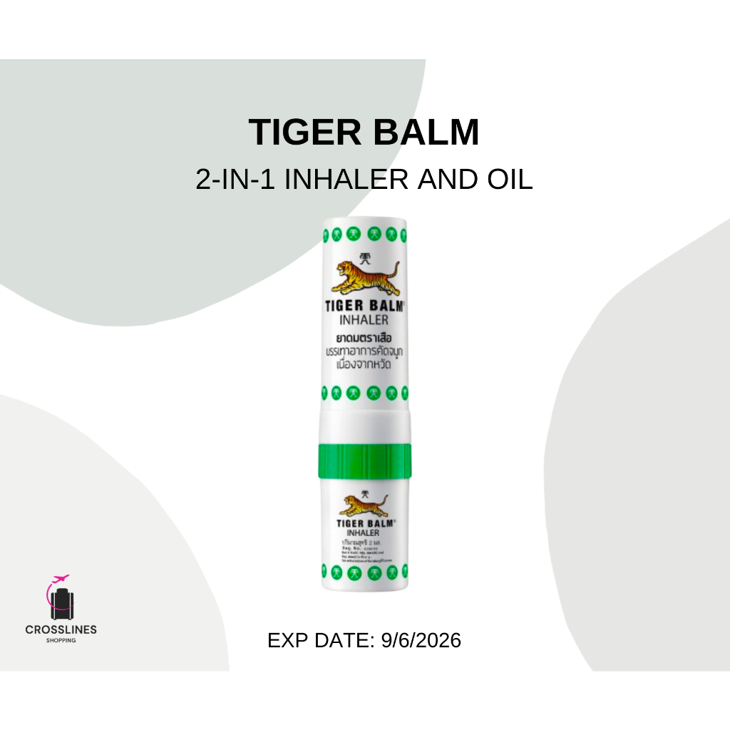 Tiger Balm Inhaler (Original from Thailand) | Shopee Philippines