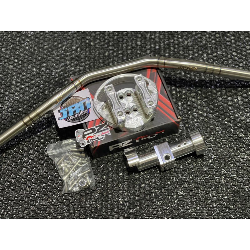 HANDLE BAR SET FOR NMAX V2 /PZTECH CNC HEADPOST /JET2WHEELS HANDLE BAR ...
