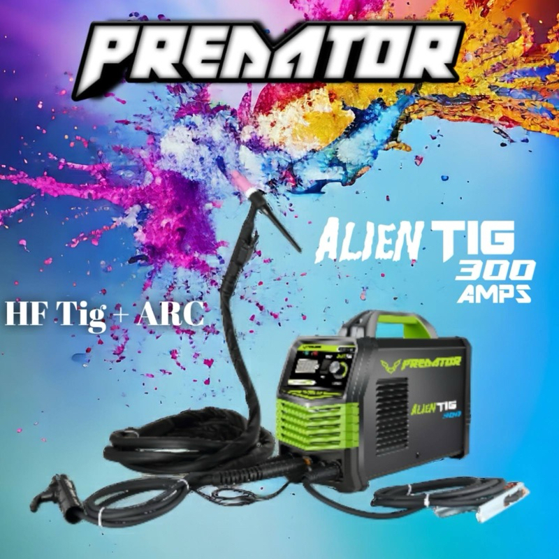 Tig welding machine Predator USA 300amps Alien Tig with high frequency ...