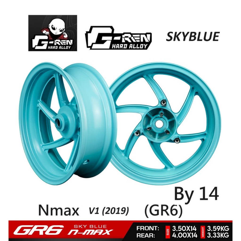 G-Ren Mags GR6 For Nmax V1 (2019) By14 (Made In Thailand) | Shopee ...