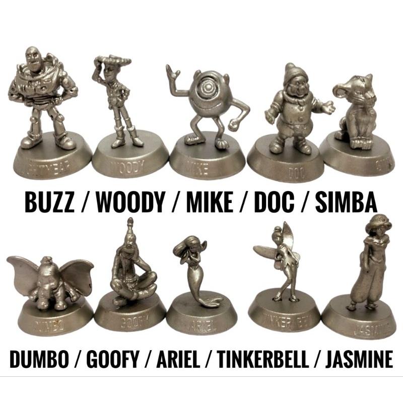 Disney characters 7-eleven exclusive collection, 10pcs./set | Shopee ...