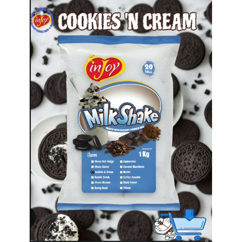 Limited SALE!!!! Injoy milkshake Cookies and Cream 1kg | Shopee Philippines