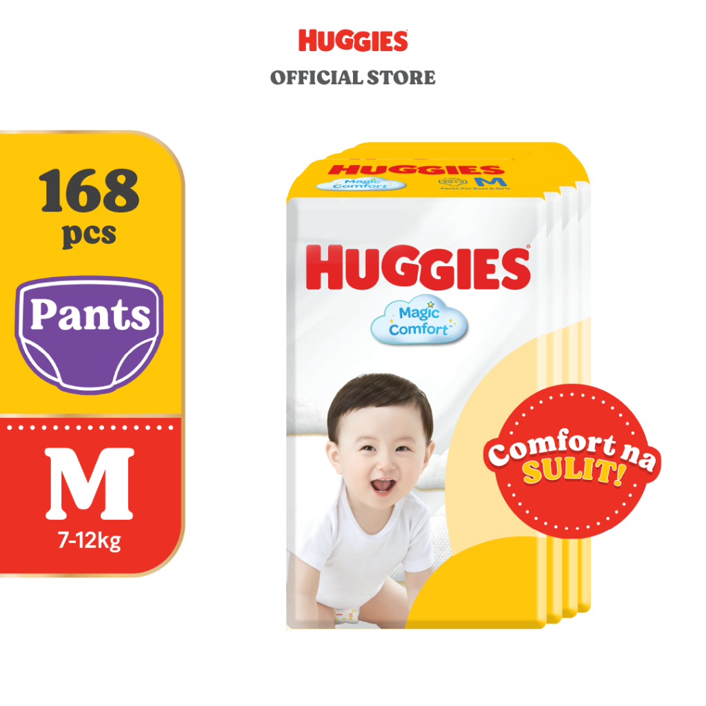 Huggies Magic Comfort Jumbo Medium - 42 pcs x 4 packs (168 pcs ...