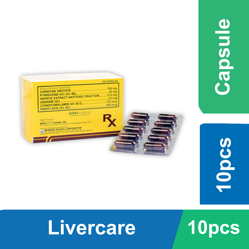 Godex Capsule for Liver Care 10pcs | Shopee Philippines