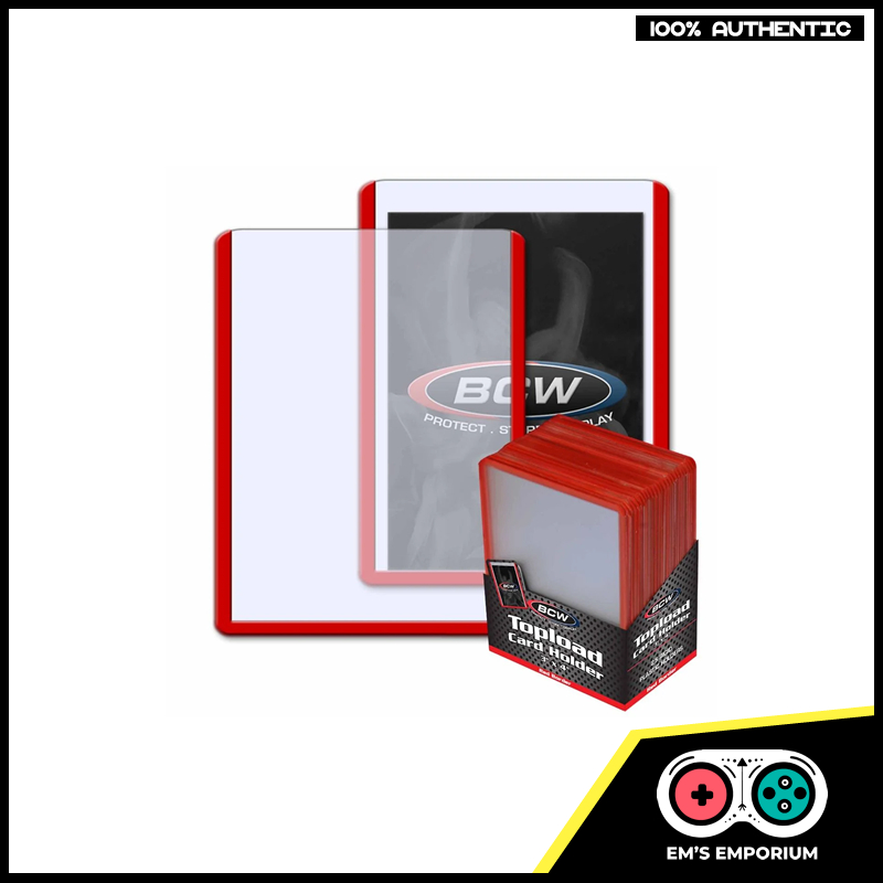 BCW 3x4 Toploader Card Holder 35pt - Colored | Shopee Philippines