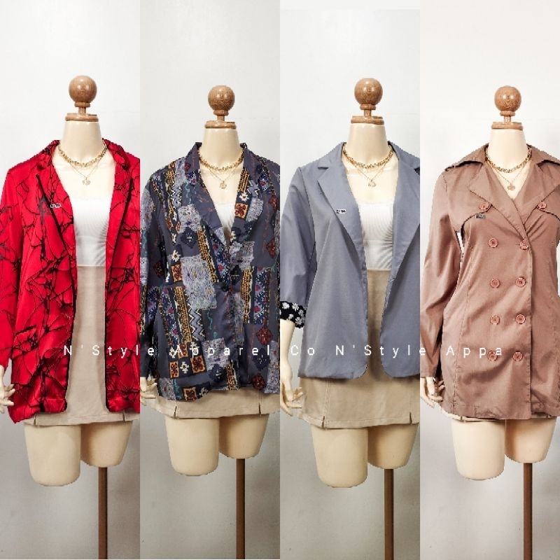 Office Blazer • Casual Blazer Collection (Ukay/Preloved) | Shopee ...