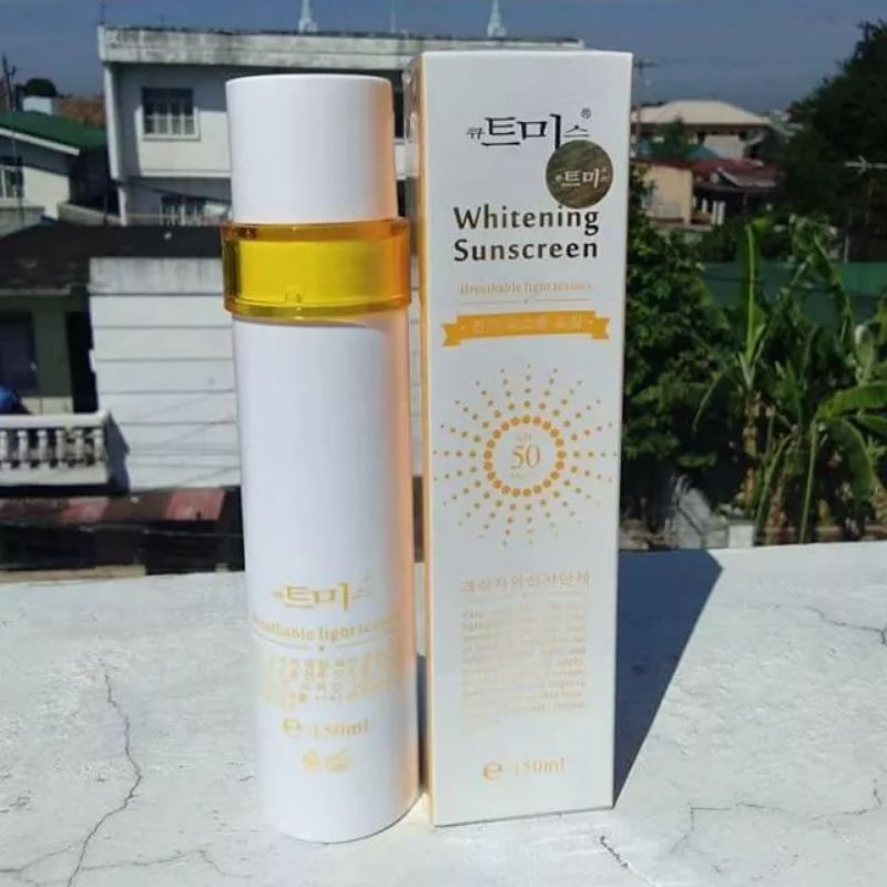 AUTHENTIC YELLOW SUNCREEN KOREAN FACE 'N BODY WHITENING LOTION SPF 50 ...