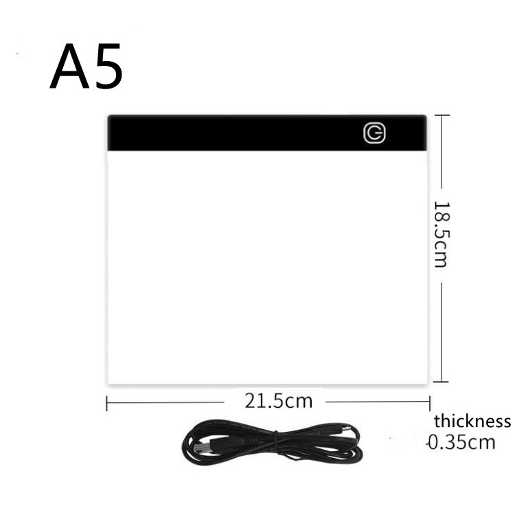 LED Light Pad A3 A4 A5, Light Drawing Table, A4 LED Drawing Pad ...