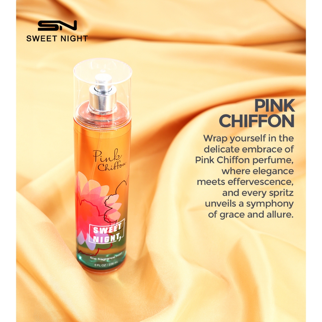 Sweet Night Pink Chiffon Fine Fragrance Mist 236ml | Shopee Philippines