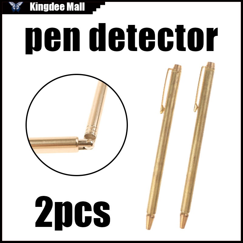 2PCs/Set Dowsing Rods Detector Dowsing Rods Brass Adjustable Finding ...