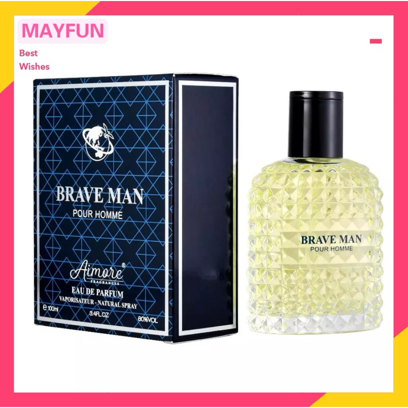 BRAVE MAN AIMORE 100ML ORIGINAL VERSION 1 PERFUME FOR MAN | Shopee ...