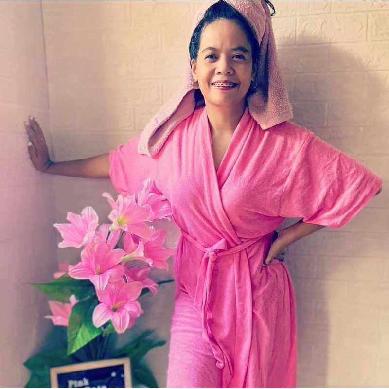 bath robe for adult (towelet robe) | Shopee Philippines