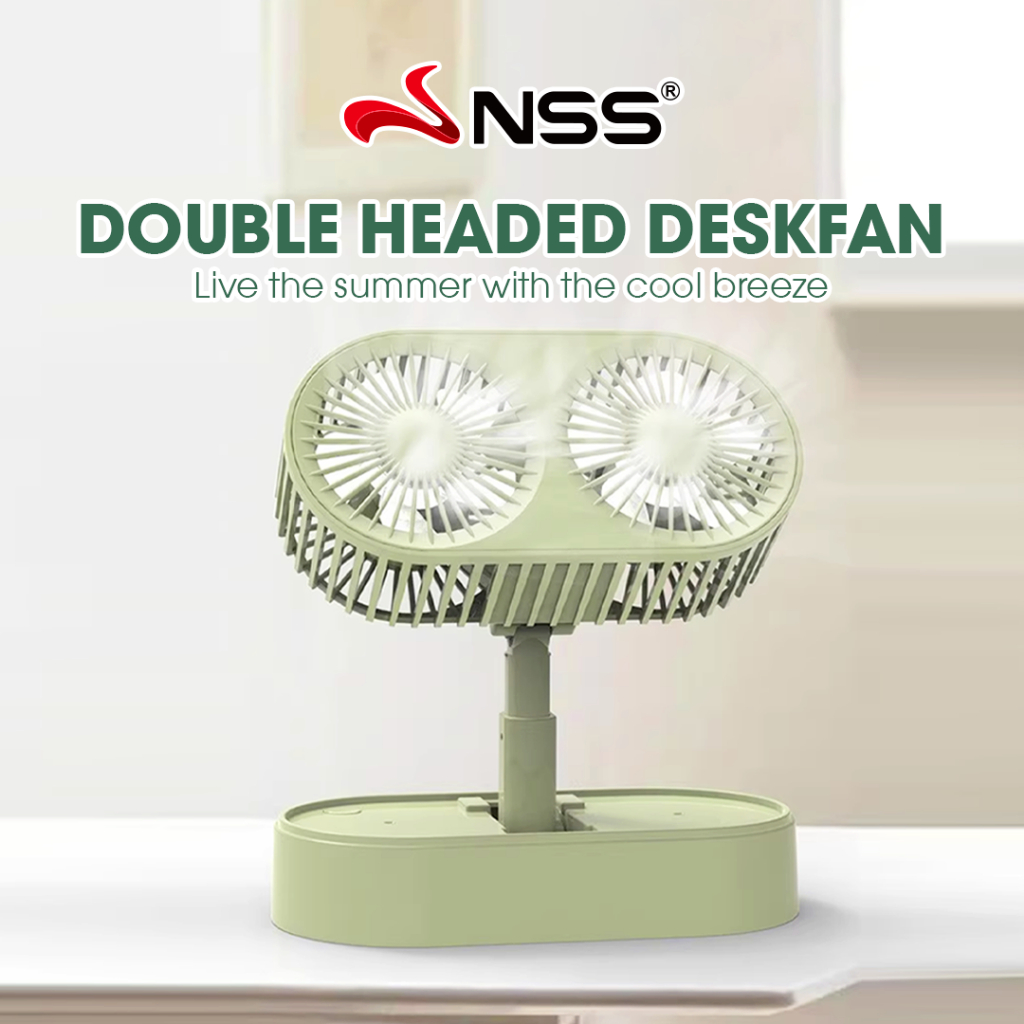 NSS Mini Portable Fan Powerful Handheld Fan Cute Design Personal Desk ...