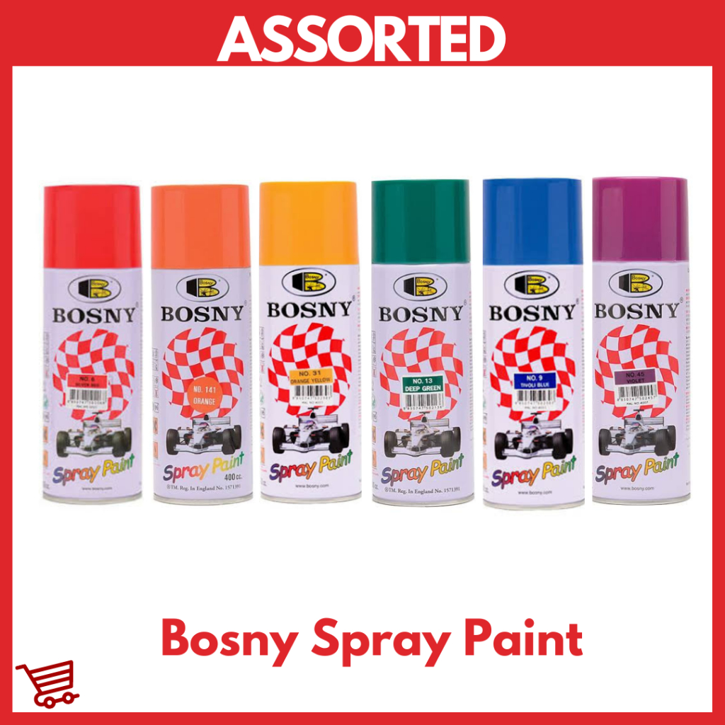 Bosny Spray Paint Assorted Colors 400cc | Shopee Philippines