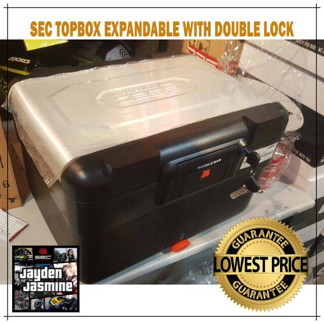SEC TOPBOX EXPANDABLE WITH DOUBLE LOCK | Shopee Philippines