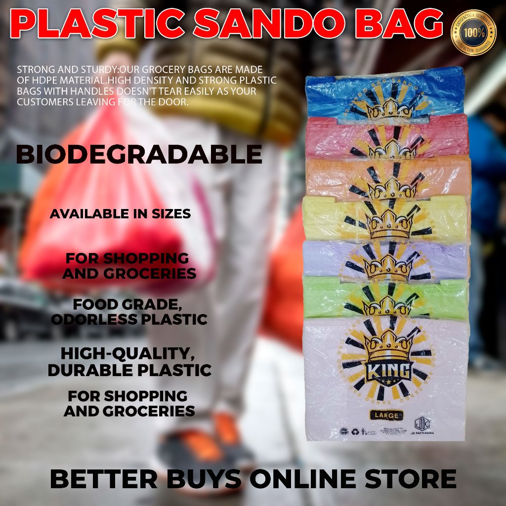 Better Buys Plastic Sando Bag Assorted Colored Sando bag TINY/MEDIUM ...