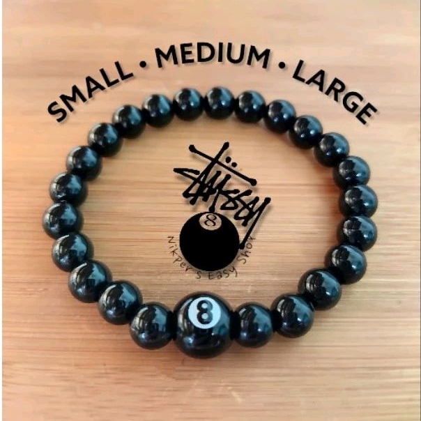 8-Ball Inspired Bracelet by Stussy with sticker | Shopee Philippines
