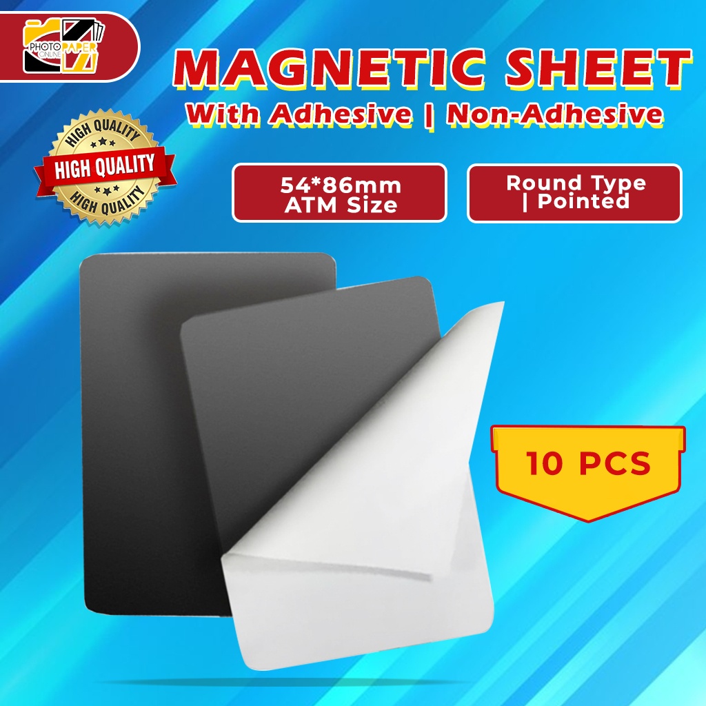 ATM Size Magnetic Sheets with Adhesive & Non-Adhesive | Customized Ref ...