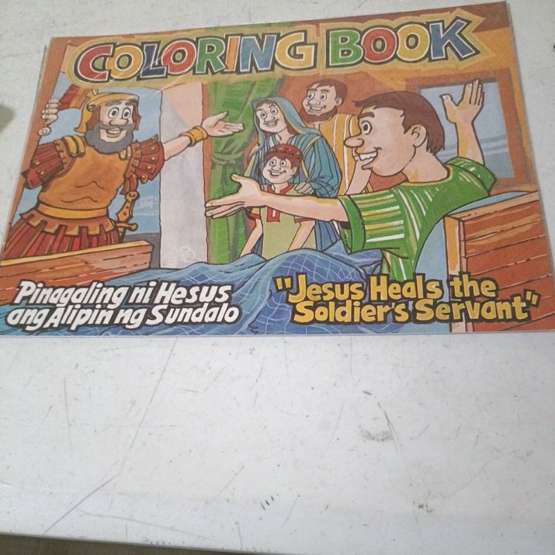 Pinagaling ni Jesus ang alipin ng sundalo(coloring book) | Shopee ...