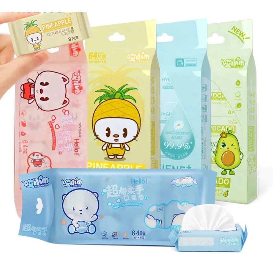 8 In1 Set Baby Wipes Mini Multipurpose wipe Easy to carry Outdoor ...