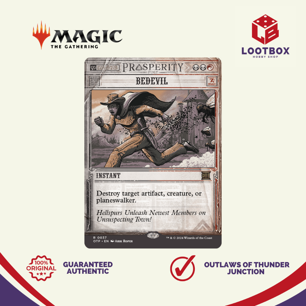 Magic the Gathering: Bedevil (Rare) - Outlaws of Thunder Junction ...