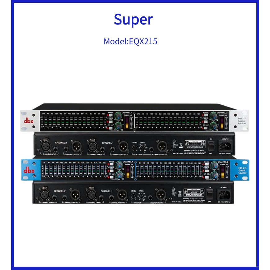 EQUALIZER EQX-215sub New with SUBWOOFER Output DUAL 15 Band Graphic Equalizer | Shopee Philippines