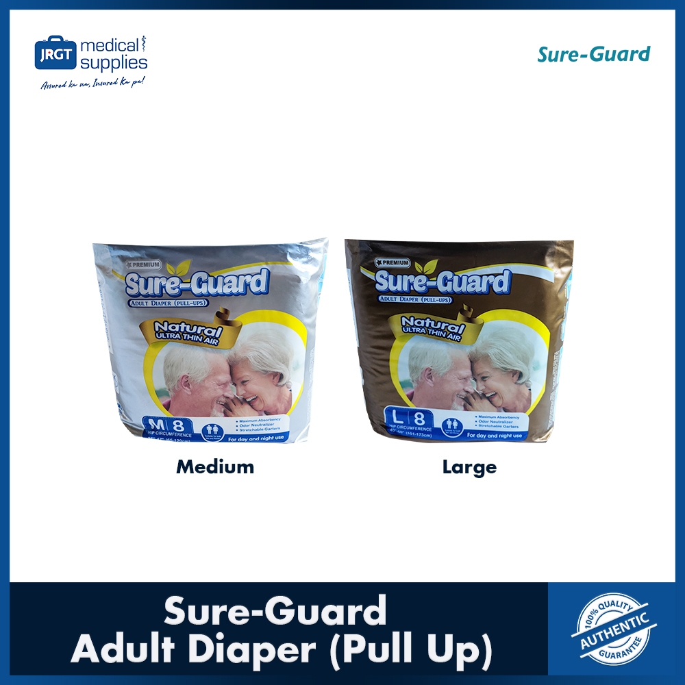 Sure-Guard Pull Up Adult Diaper (1 Pack - 10pcs) | Disposable Diaper ...
