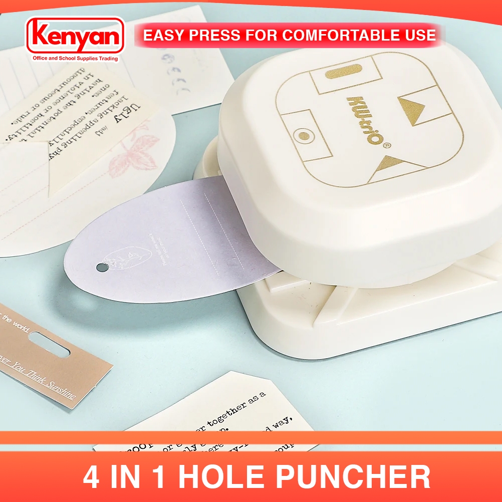 4in1 Hole Corner Puncher | Bookmark Tag Design | Shopee Philippines
