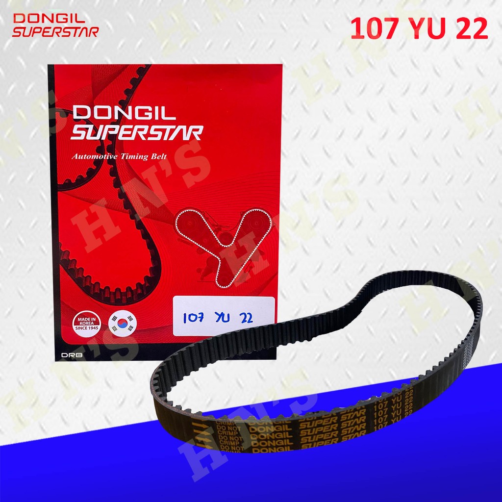 Dongil Timing Belt for Hyundai Kia Pride ( PN: 107 YU 22 ) Made In Korea | Shopee Philippines