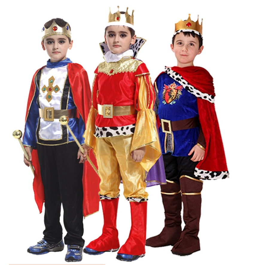 Prince Costume For Boys Halloween Cosplay Costume For Kids Prince King ...