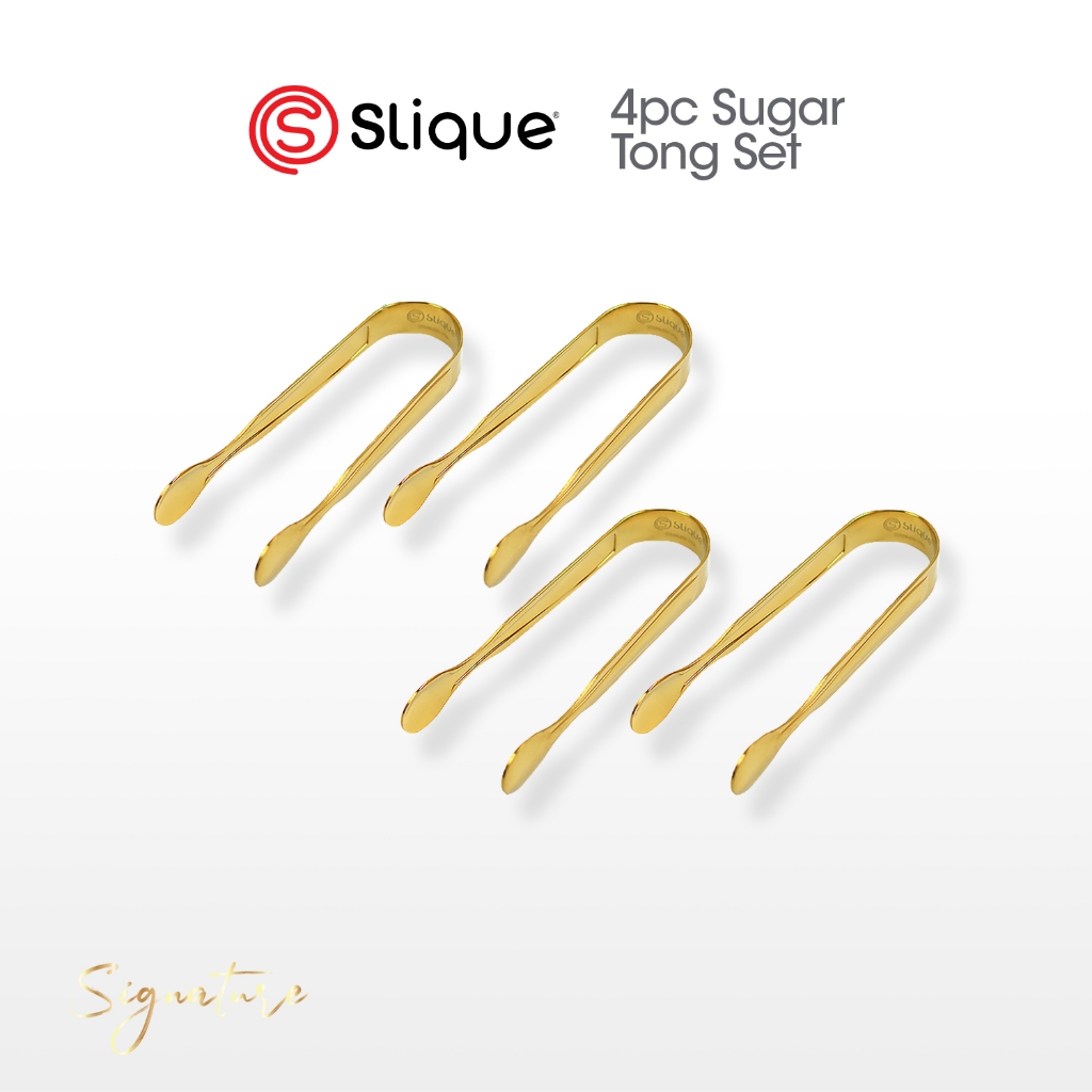 SLIQUE Premium Sugar Tong Stainless steel Set of 4 Amazing Gift Idea ...