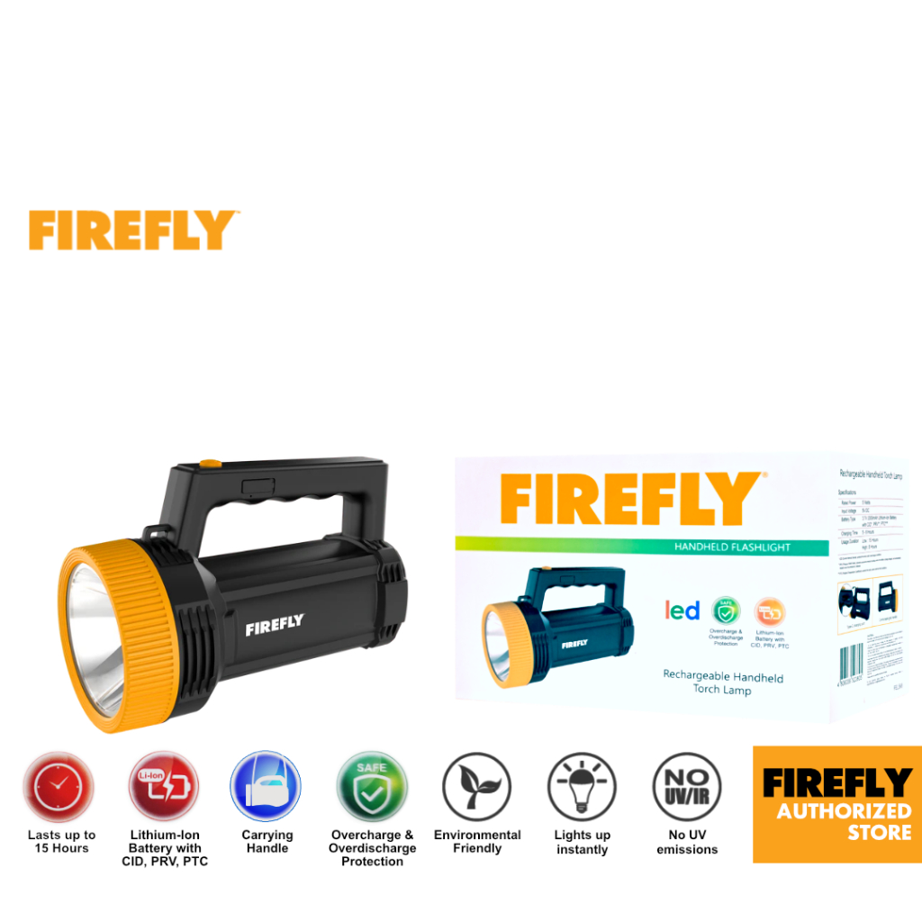 Firefly LED Handheld Torch Light Flashlight FEL568 | Shopee Philippines