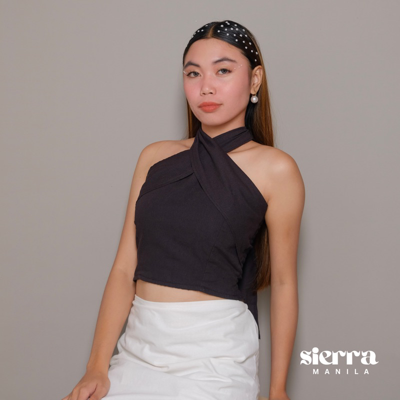 Solana Linen Two-way Halter Top | SIERRA MANILA | Shopee Philippines