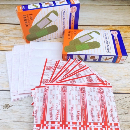 100pcs Band Aid Medic Bandage Non-woven Fabric Waterproof Breathable ...