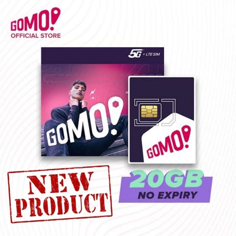 GOMO SIM 20GB NO EXPIRY FAST DELIVERY | Shopee Philippines