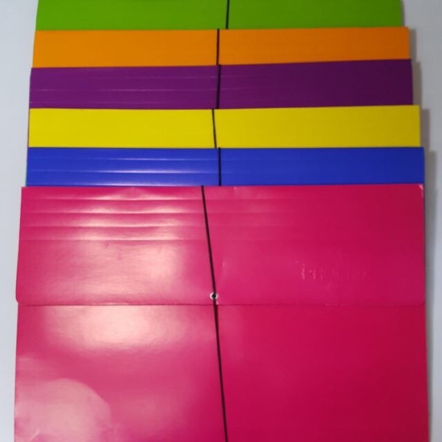 Expanding Envelope Long File inserted folder Colored Expanded Envelope ...