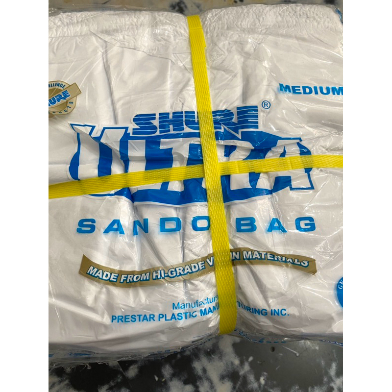 1 bundle (1,000 pcs) Ultra medium sando bag white (wholesale) | Shopee ...