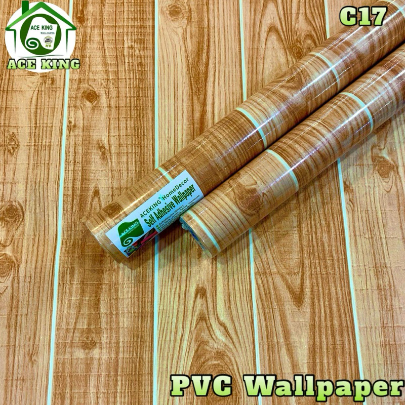 Aceking C15 Brown Wood Cladding Wall sticker Waterproof Selfadhesive ...