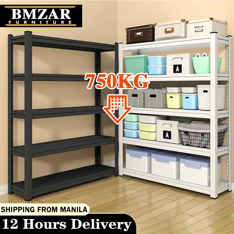 Adjustable Height Steel Rack Metal Boltless Rack 4/5/6 Layer waterproof ...