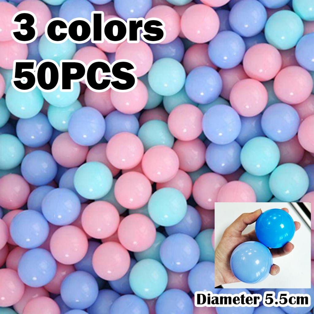 Plastic Ocean 5.5cm Balls Baby Play Balls Colorful Stress ball toys ...