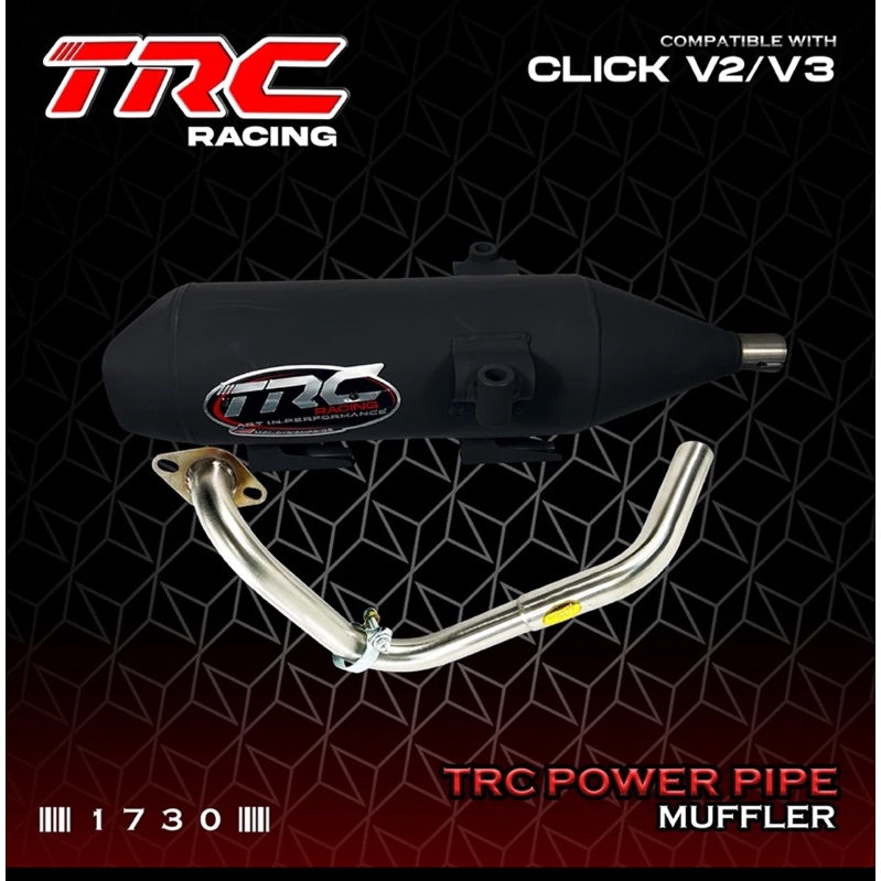 TRC Racing Honda Click v2 125 150 Power Pipe Muffler Exhaust 1730 ...